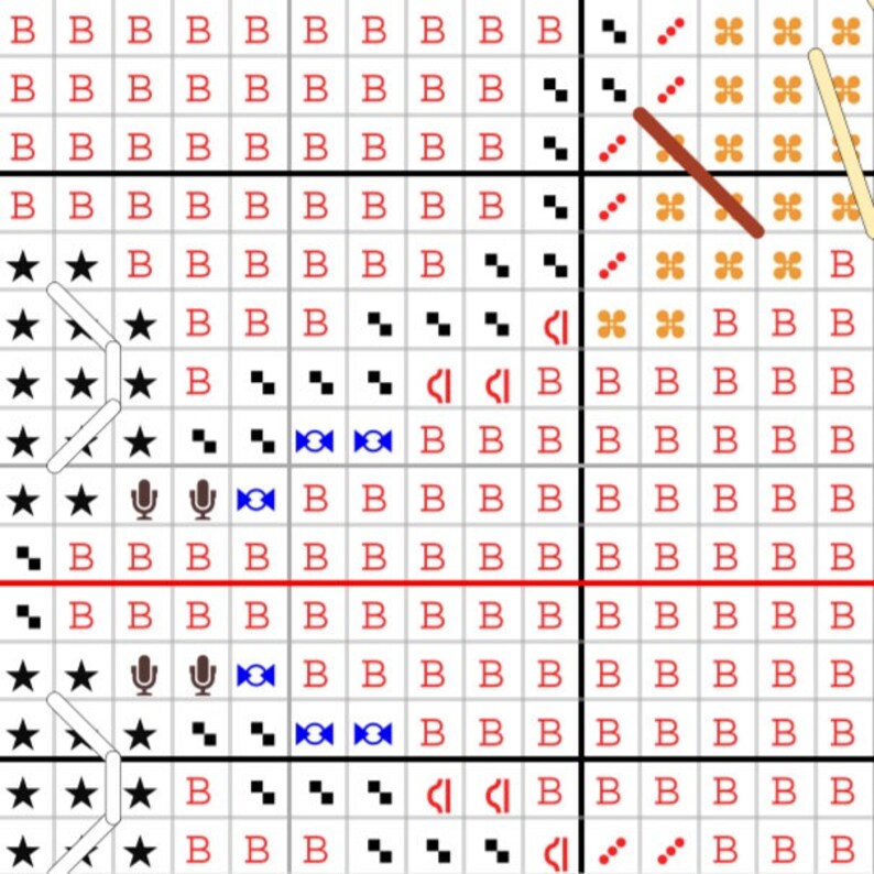 Poor Little Bug Bingo Bluey Cross Stitch Pattern - Etsy