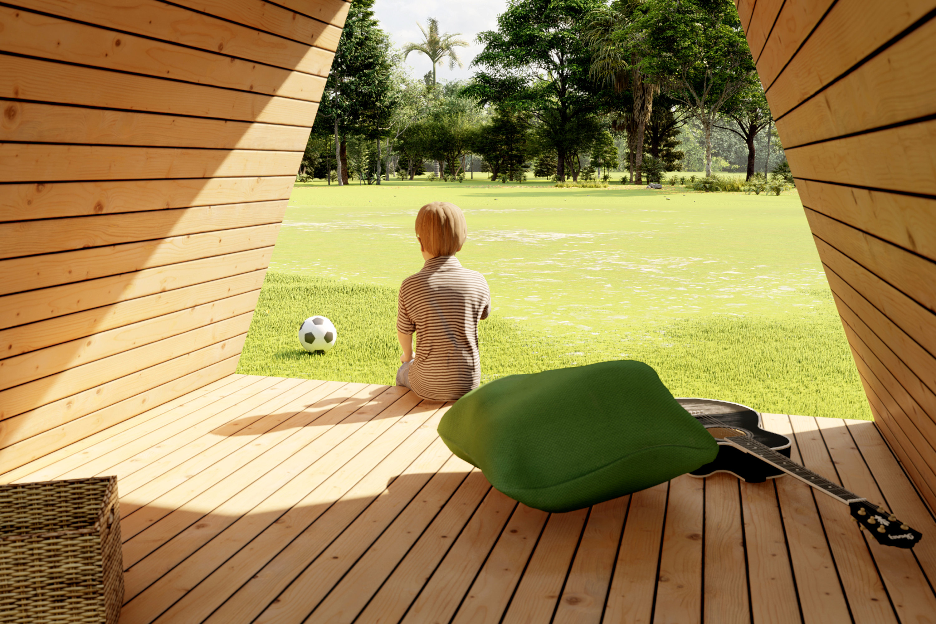 A-frame Play House DIY Plan, DIY Play House, Kids Playground, Modern ...