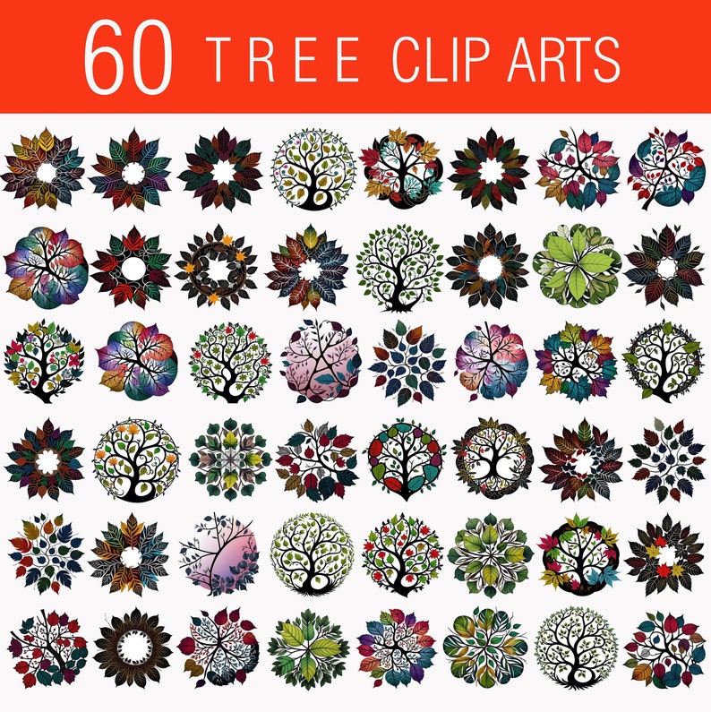 Tree Clip Arts, Tree Plan, Tree Symbols, Tree, Landscape Symbols ...