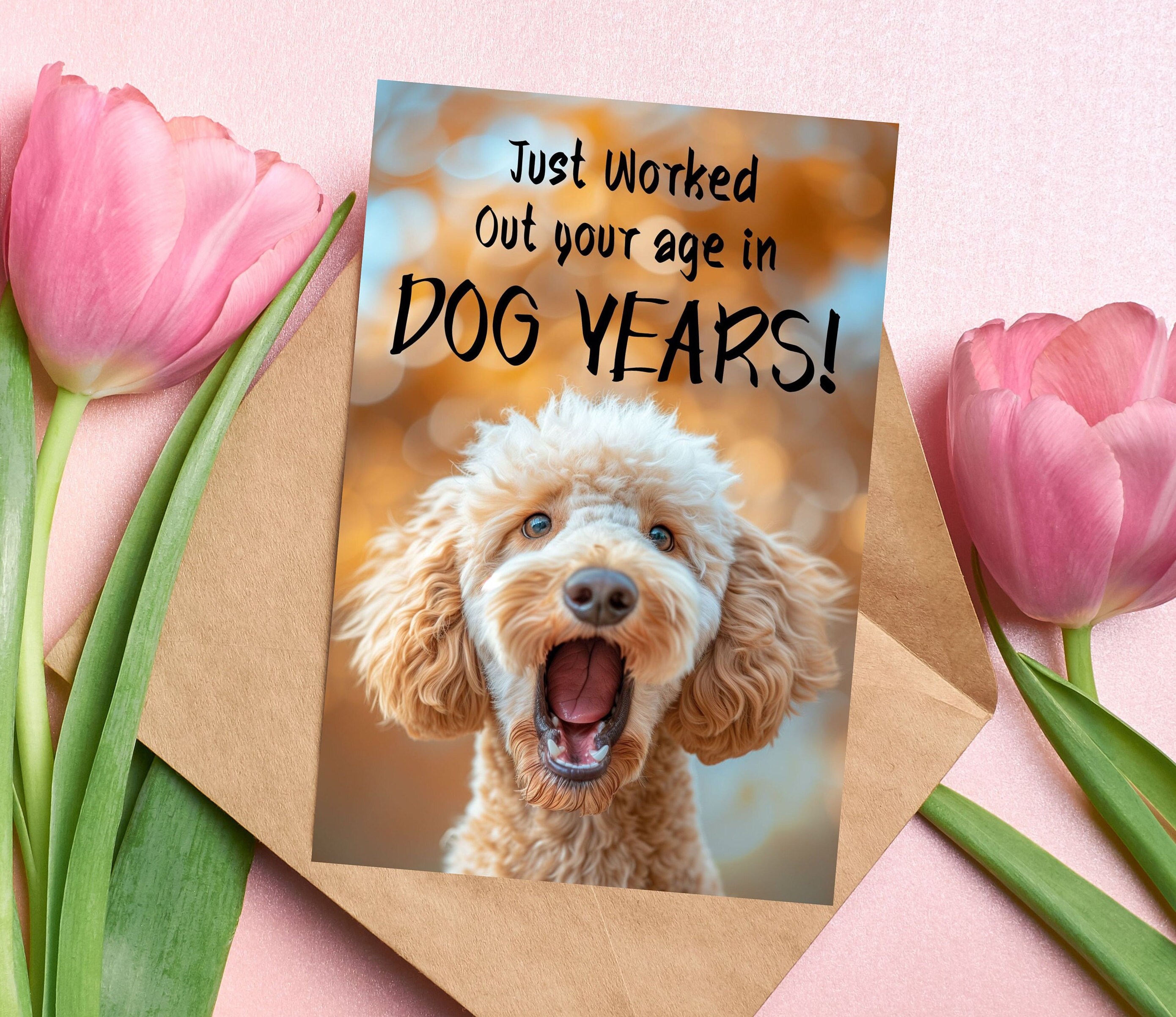 Goldendoodle Birthday Card, Goldendoodle Card, Birthday Dog Card ...