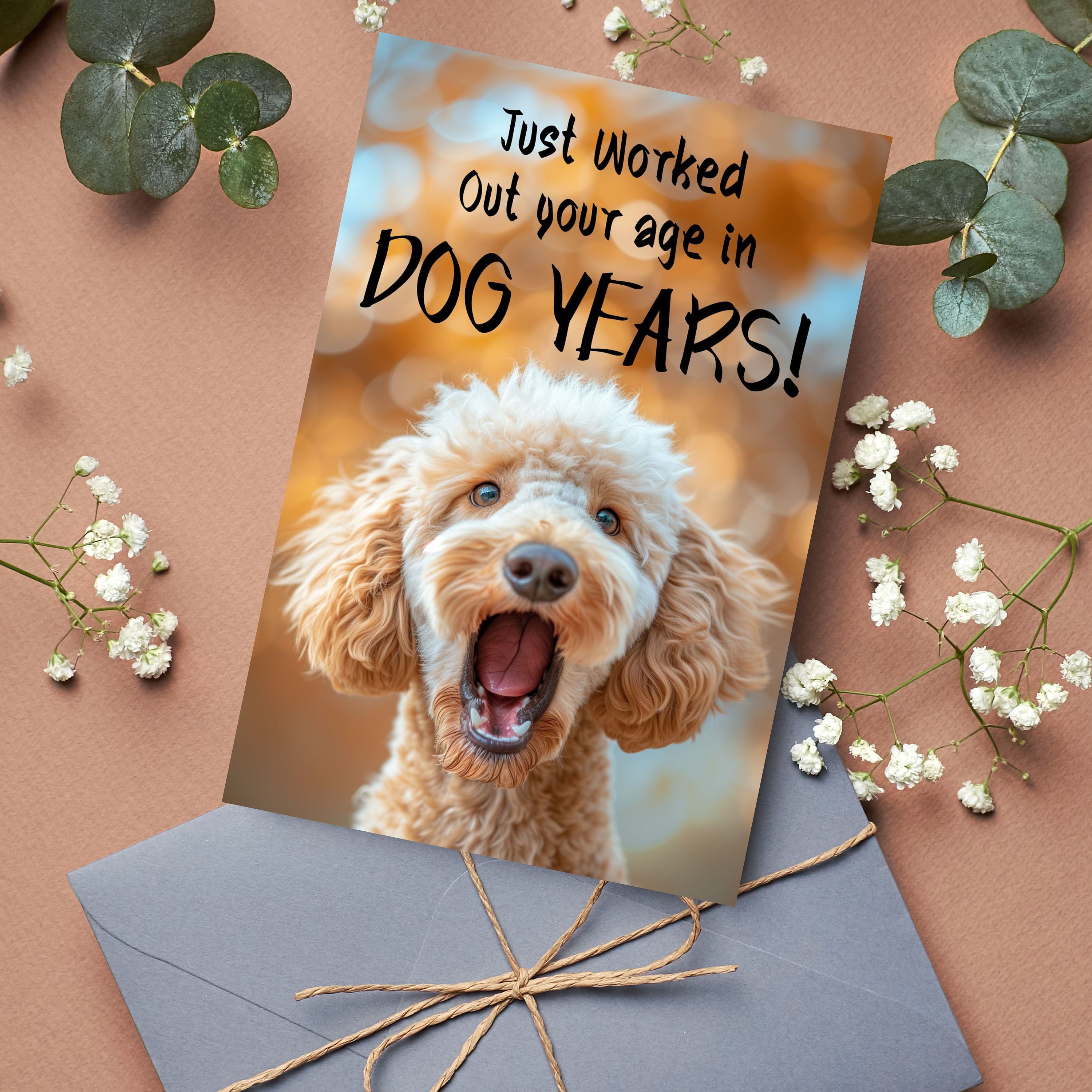 Goldendoodle Birthday Card, Goldendoodle Card, Birthday Dog Card ...