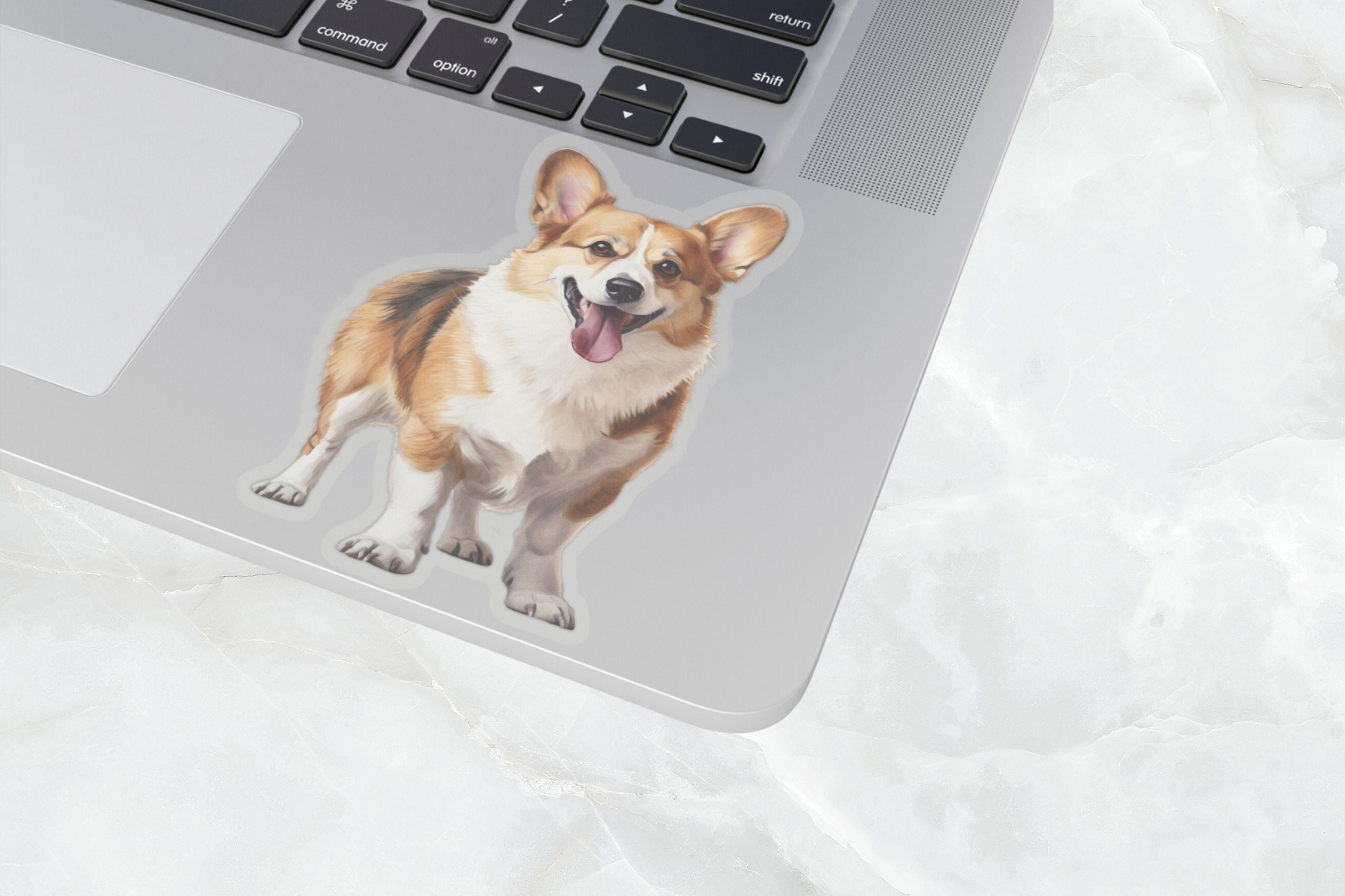 Corgi Sticker, Corgi, Cute Dog Art, Gift for Dog Lover, Decal and ...