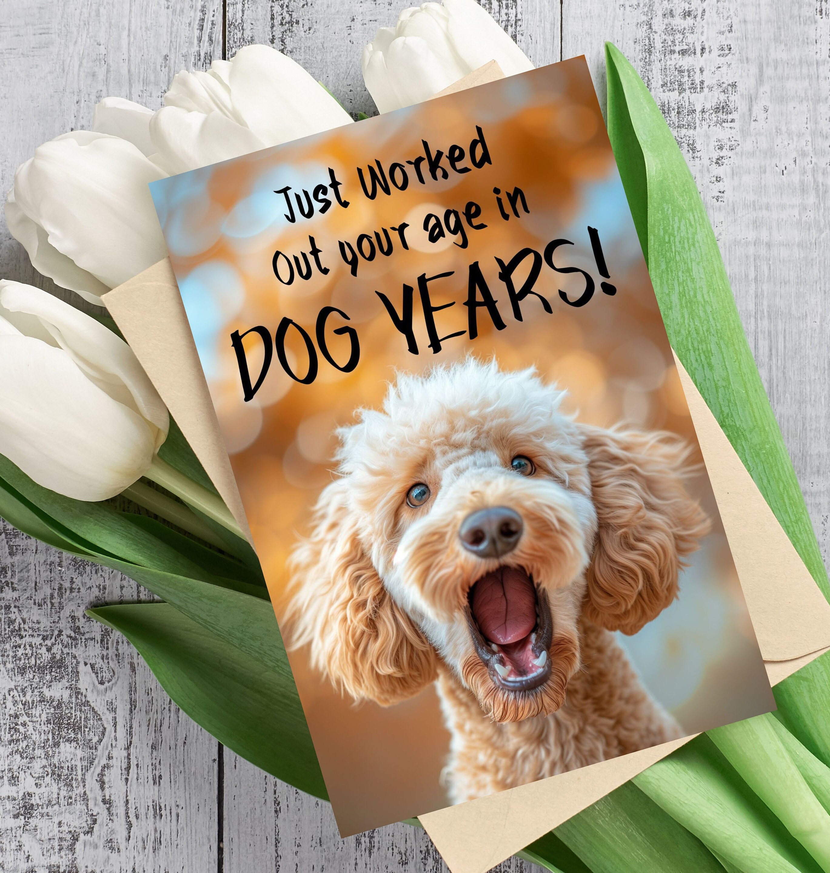 Goldendoodle Birthday Card, Goldendoodle Card, Birthday Dog Card ...