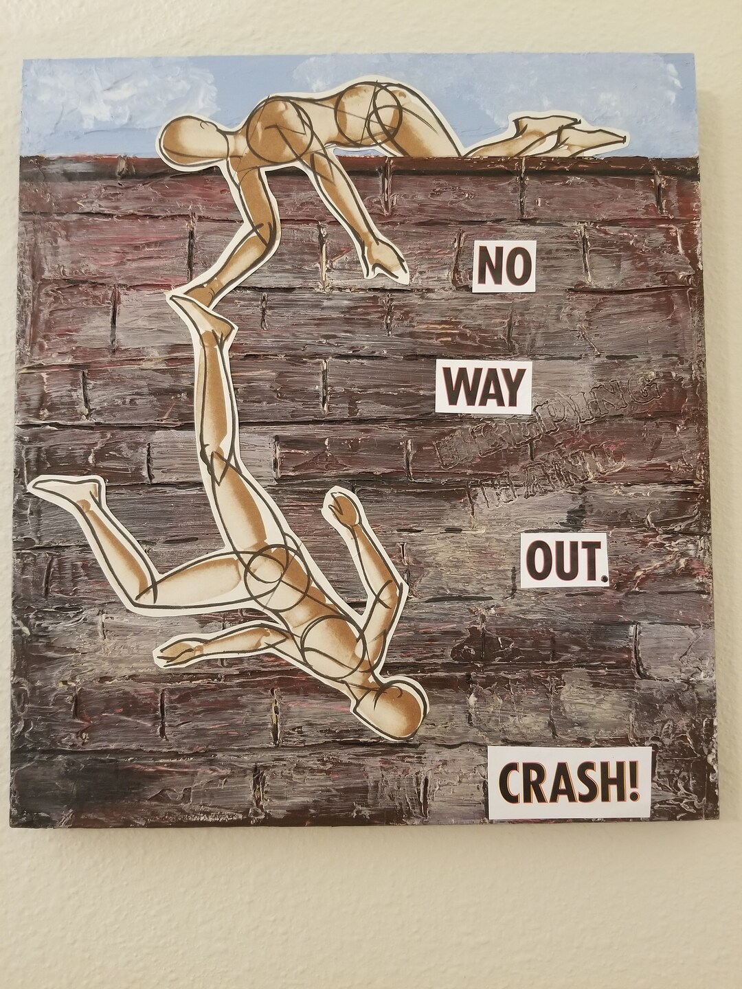 No Way Out Artist Created Collage Wall Art. - Etsy