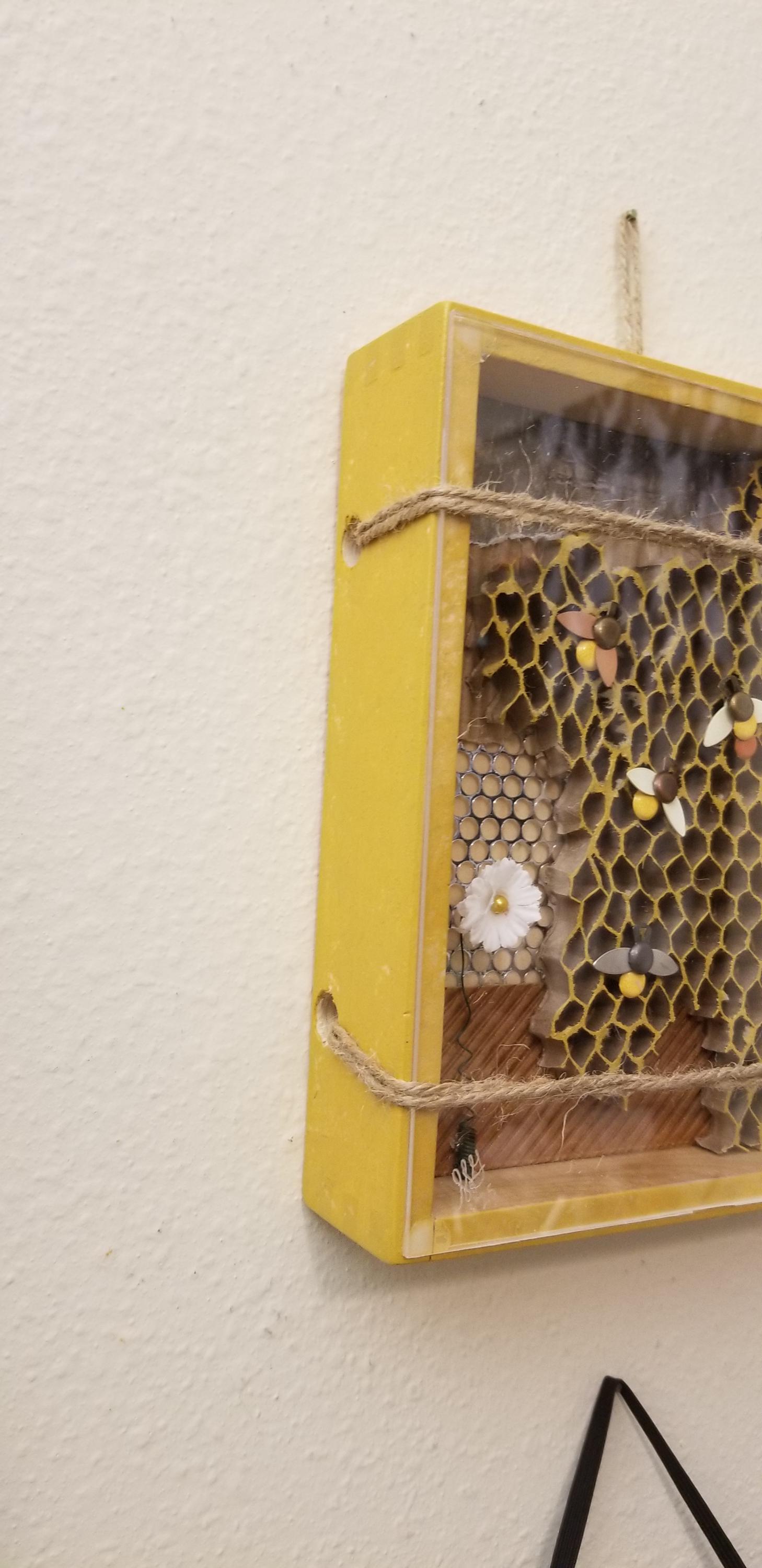 The Hive. a Fun Little Art Piece Made From Repurposed Materials. - Etsy