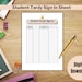 Student Tardy Sign in Sheet, Classroom Tracker, Tardy Tracker, Student ...