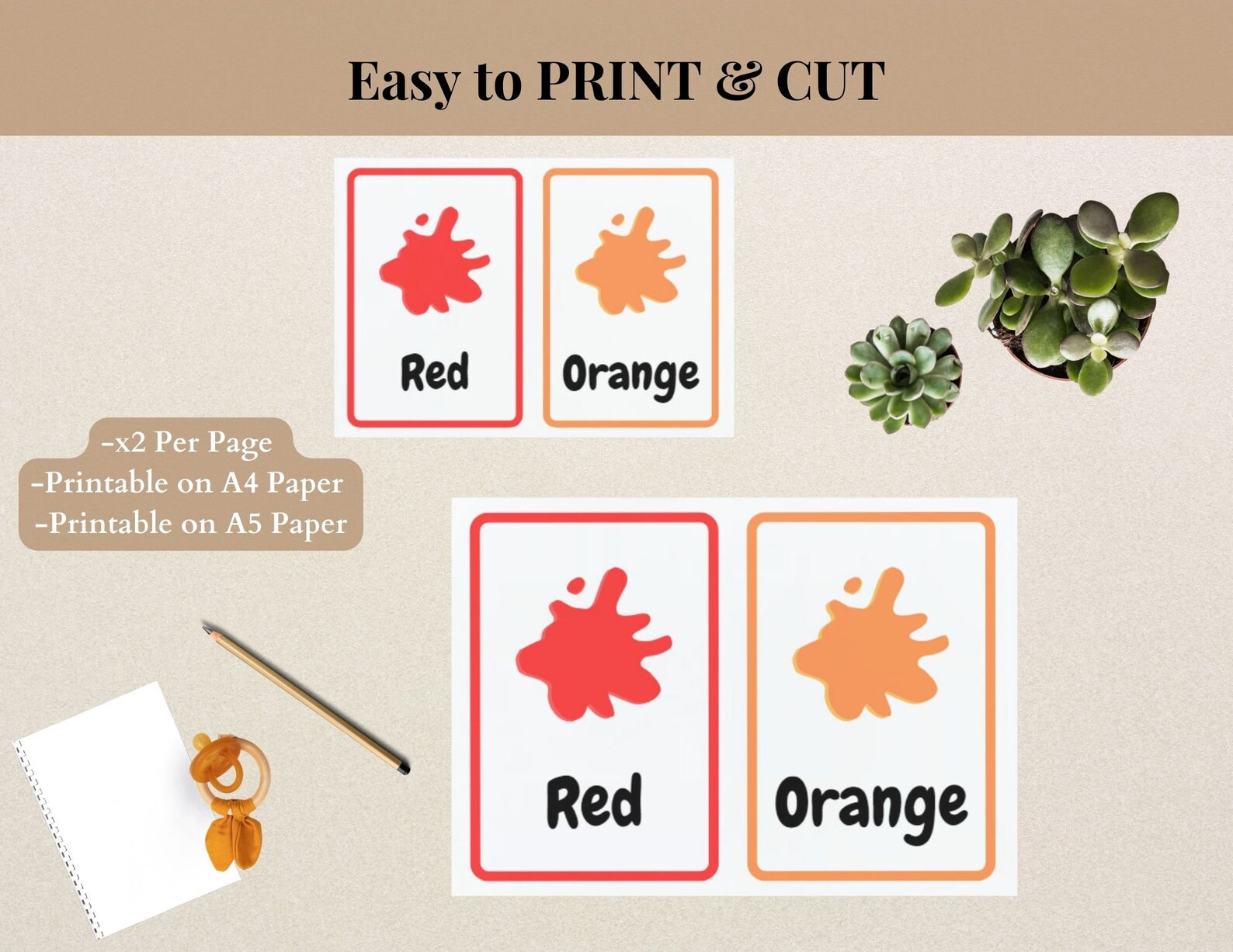 Colours Flash Cards - Vibrant Digital Download - Fun Learning Tool for ...