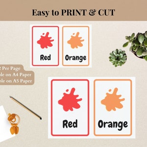 Colours Flash Cards - Vibrant Digital Download - Fun Learning Tool for ...