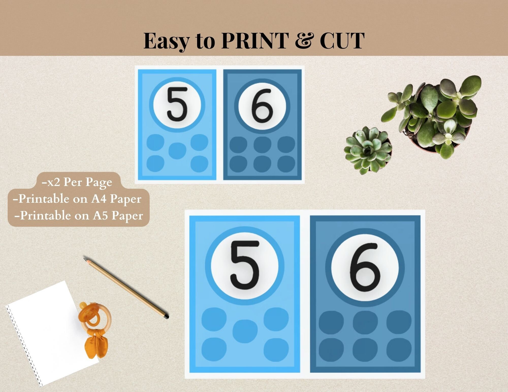 Numbers Flash Cards - Rainbow 1-10 Printable Counting Cards, Perfect ...