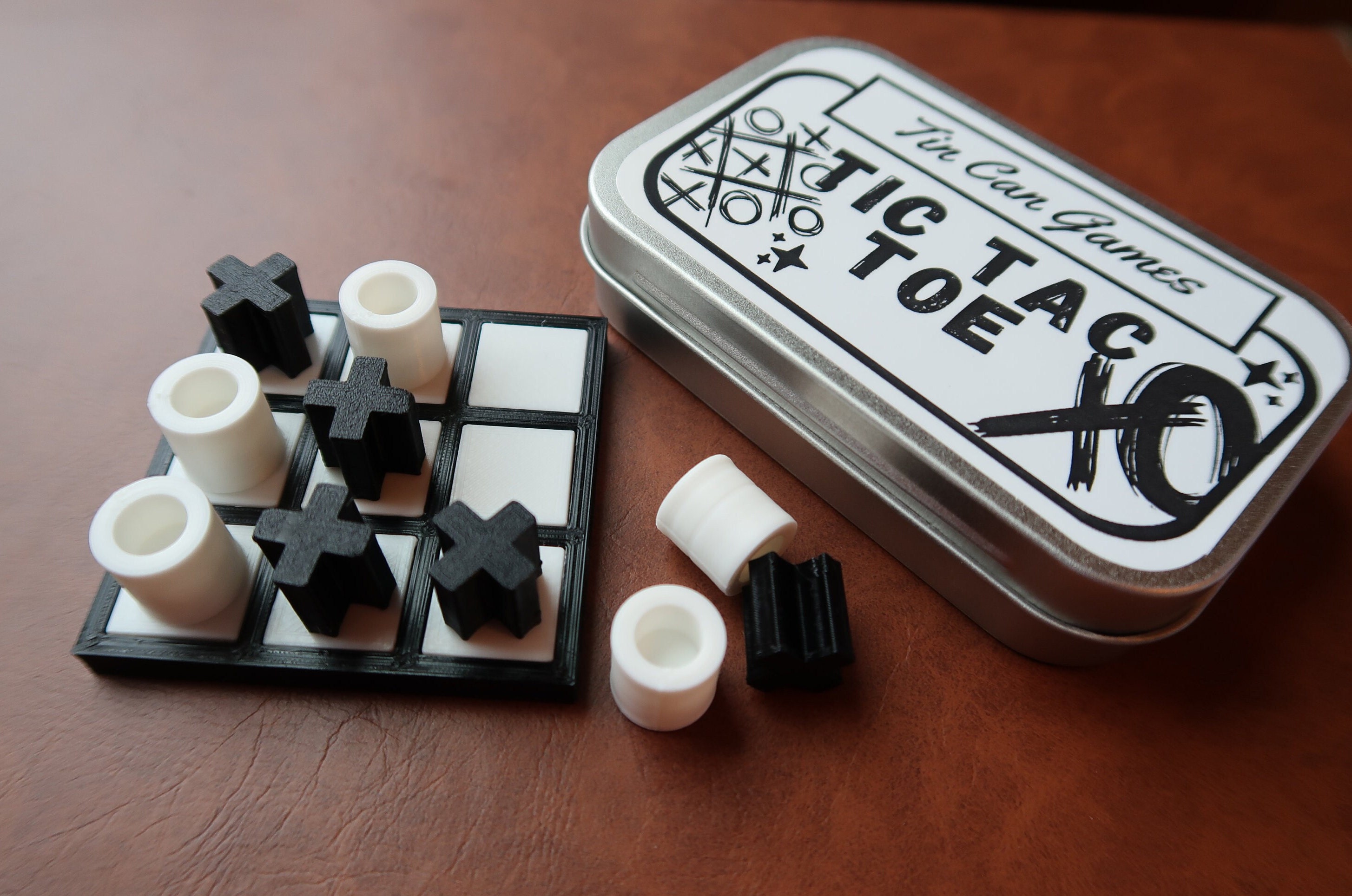 Mini Tic Tac Toe Magnetic, Self-centering - Etsy