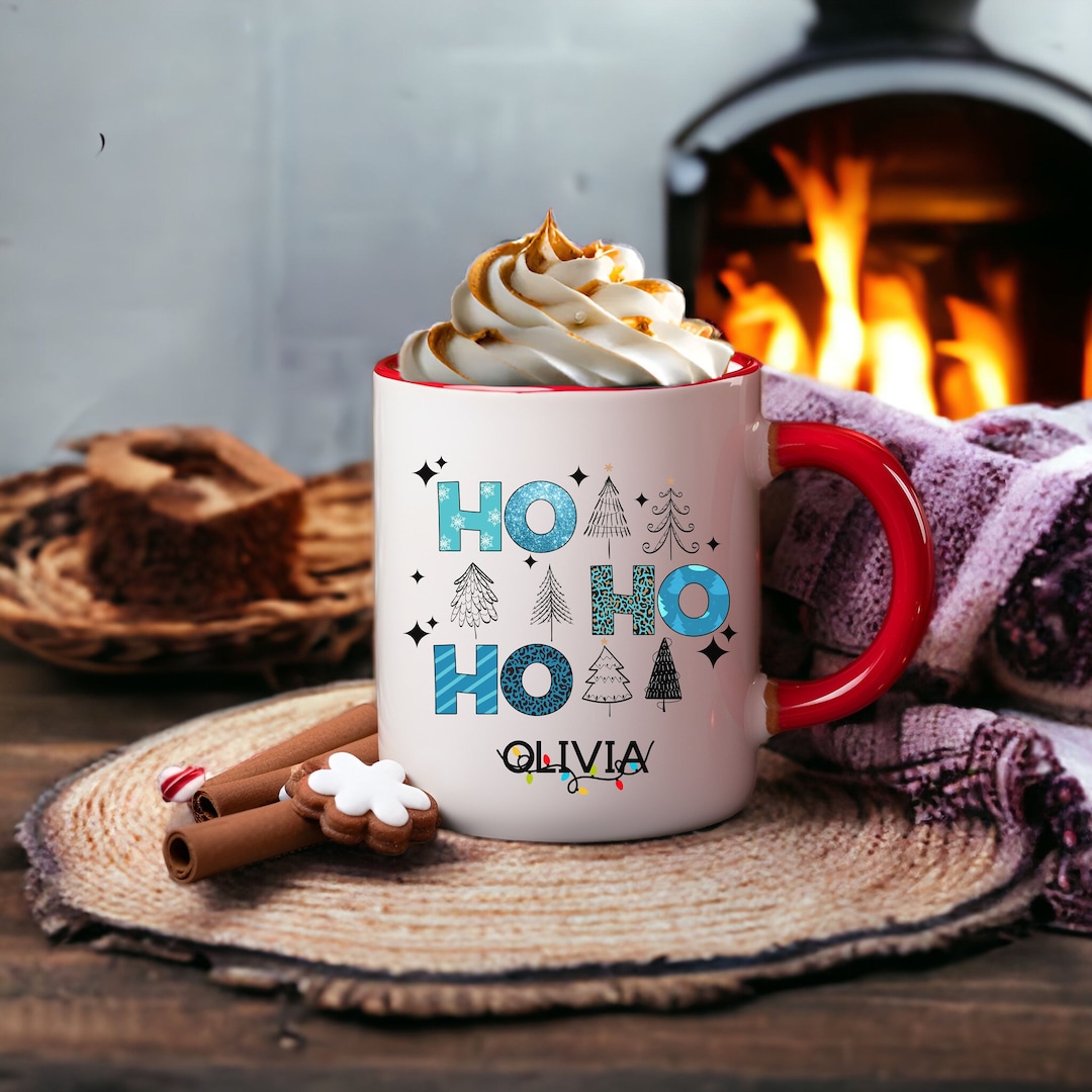 Personalized Hot Cocoa Mug, Personalized Funny Christmas Mug, Christmas ...