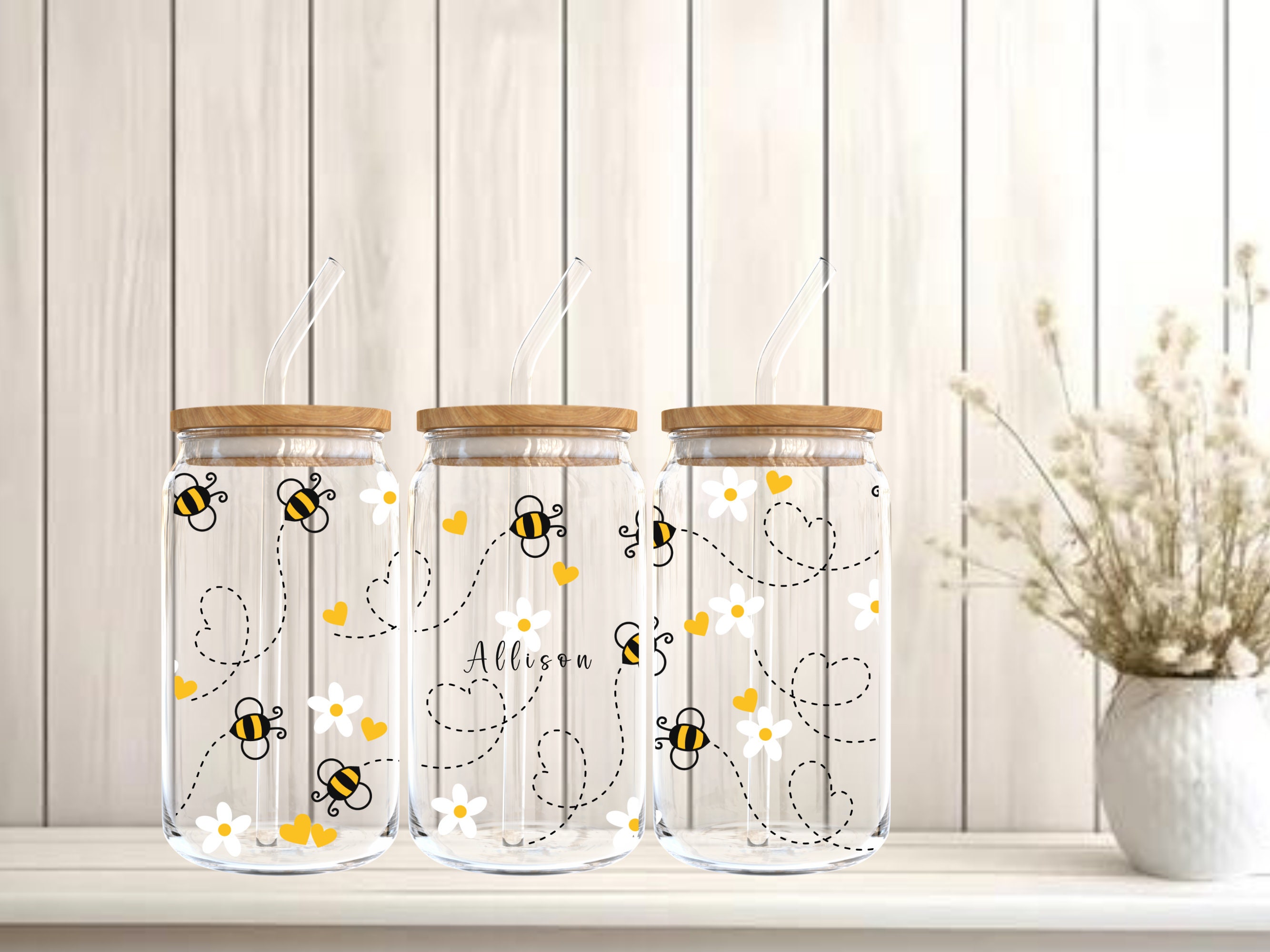 Personalized Libbey Glass Iced Coffee Mug, Bridesmaid Proposal Gift ...