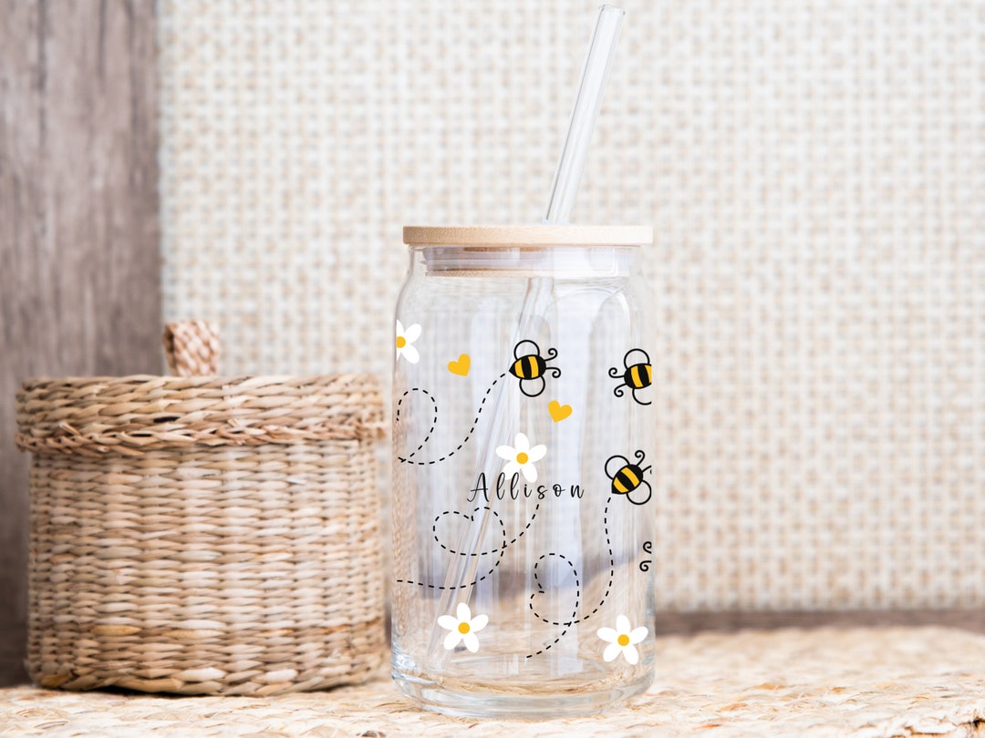Personalized Libbey Glass Iced Coffee Mug, Bridesmaid Proposal Gift ...