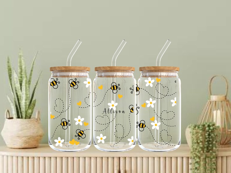 Personalized Libbey Glass Iced Coffee Mug, Bridesmaid Proposal Gift ...