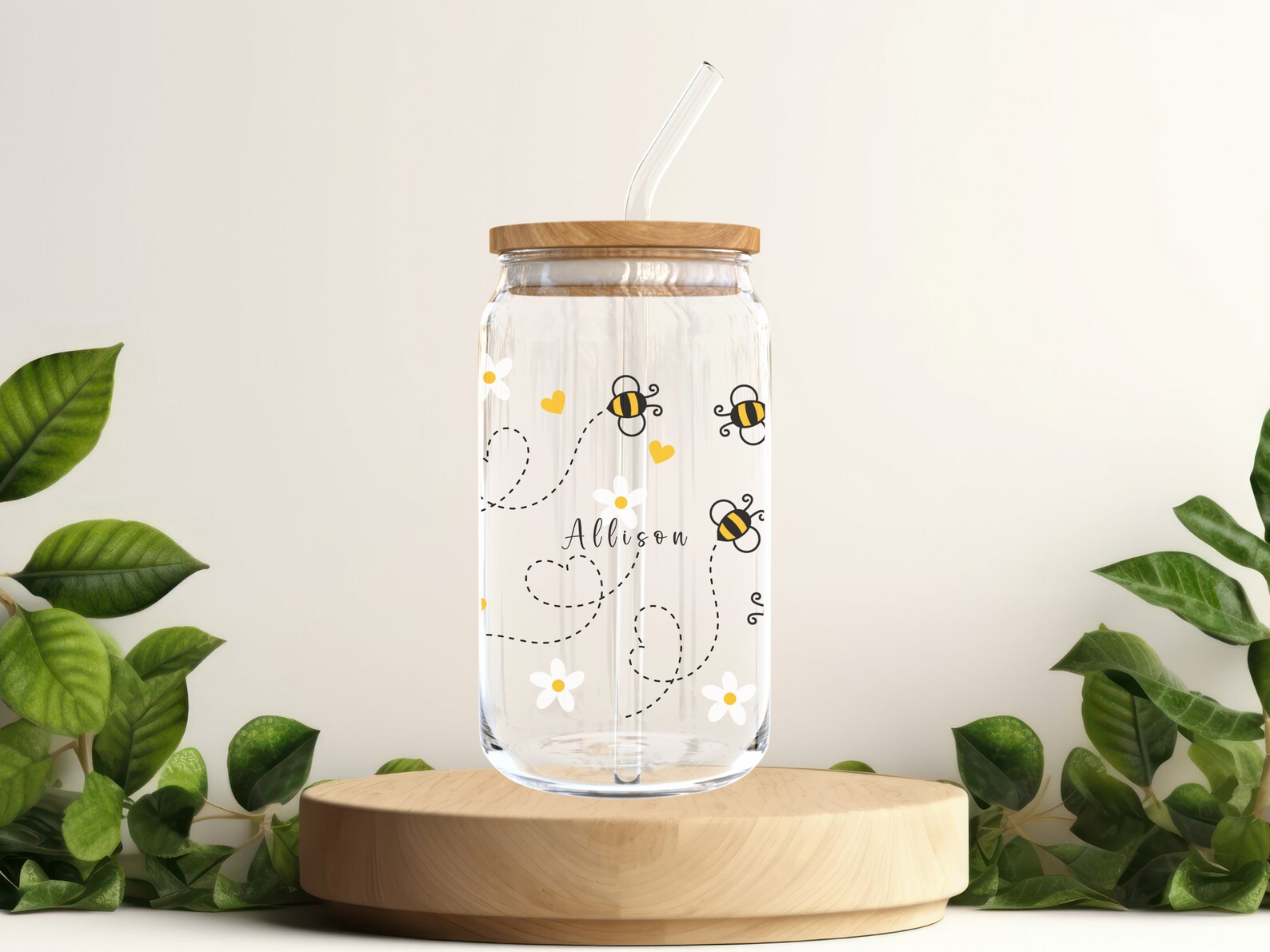 Personalized Libbey Glass Iced Coffee Mug, Bridesmaid Proposal Gift ...
