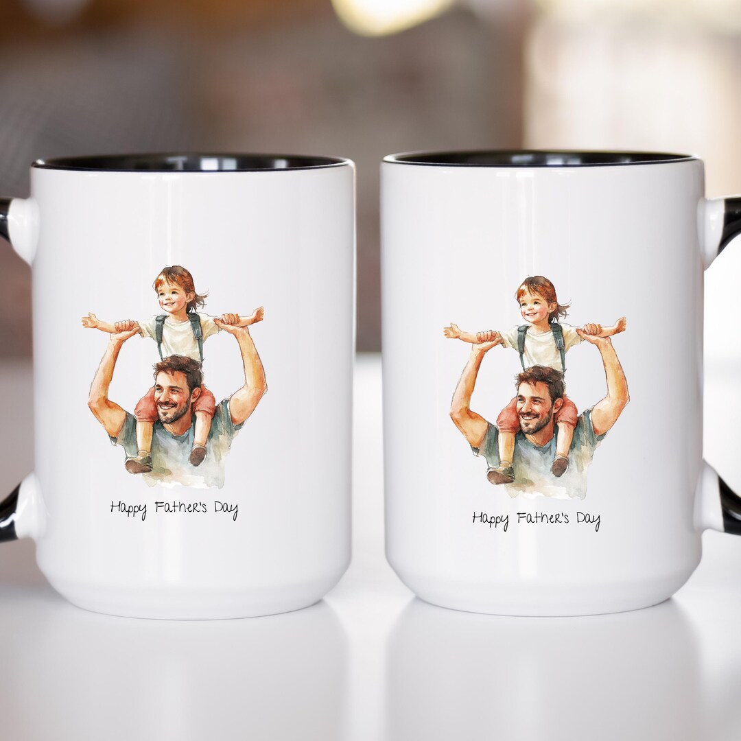 Best Dad Mug for Father Day From Kids, Personalized Coffee Mug for Dad ...