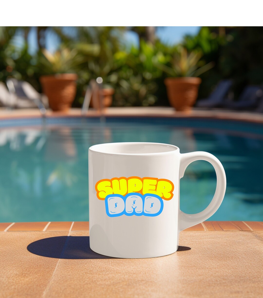 Super Dad Mug, Father's Day Gift, Best Dad Cup, Gifts for Him Ceramic ...