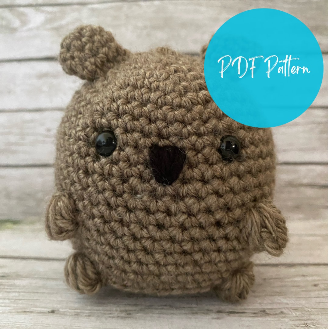 Wombat Crochet Pattern Australian Animal Pattern Crochet Beginner ...