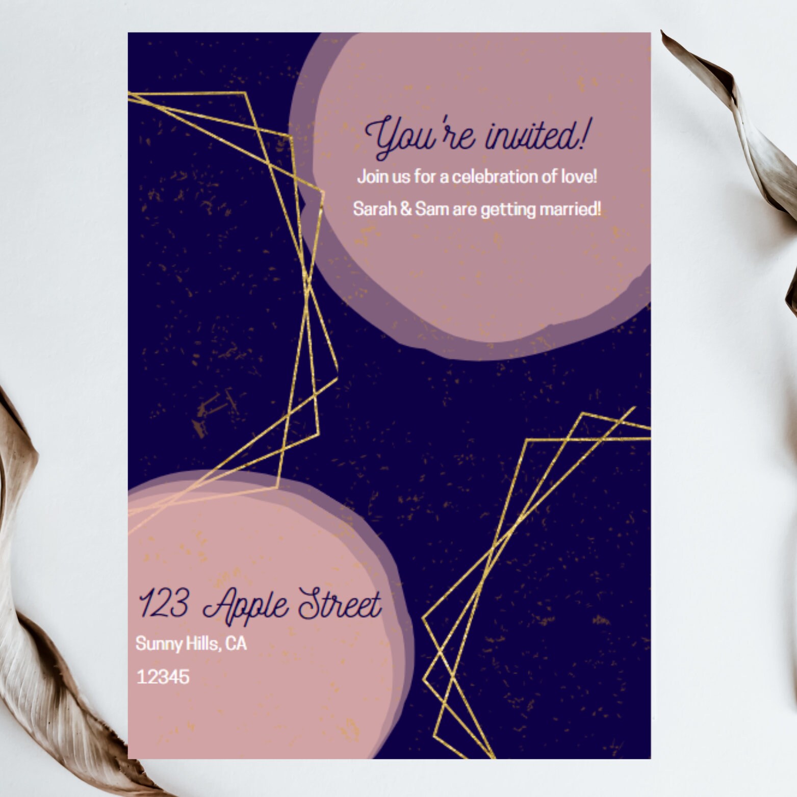 Wedding Invitation Template, Invitation Bundle, Editable Wedding ...