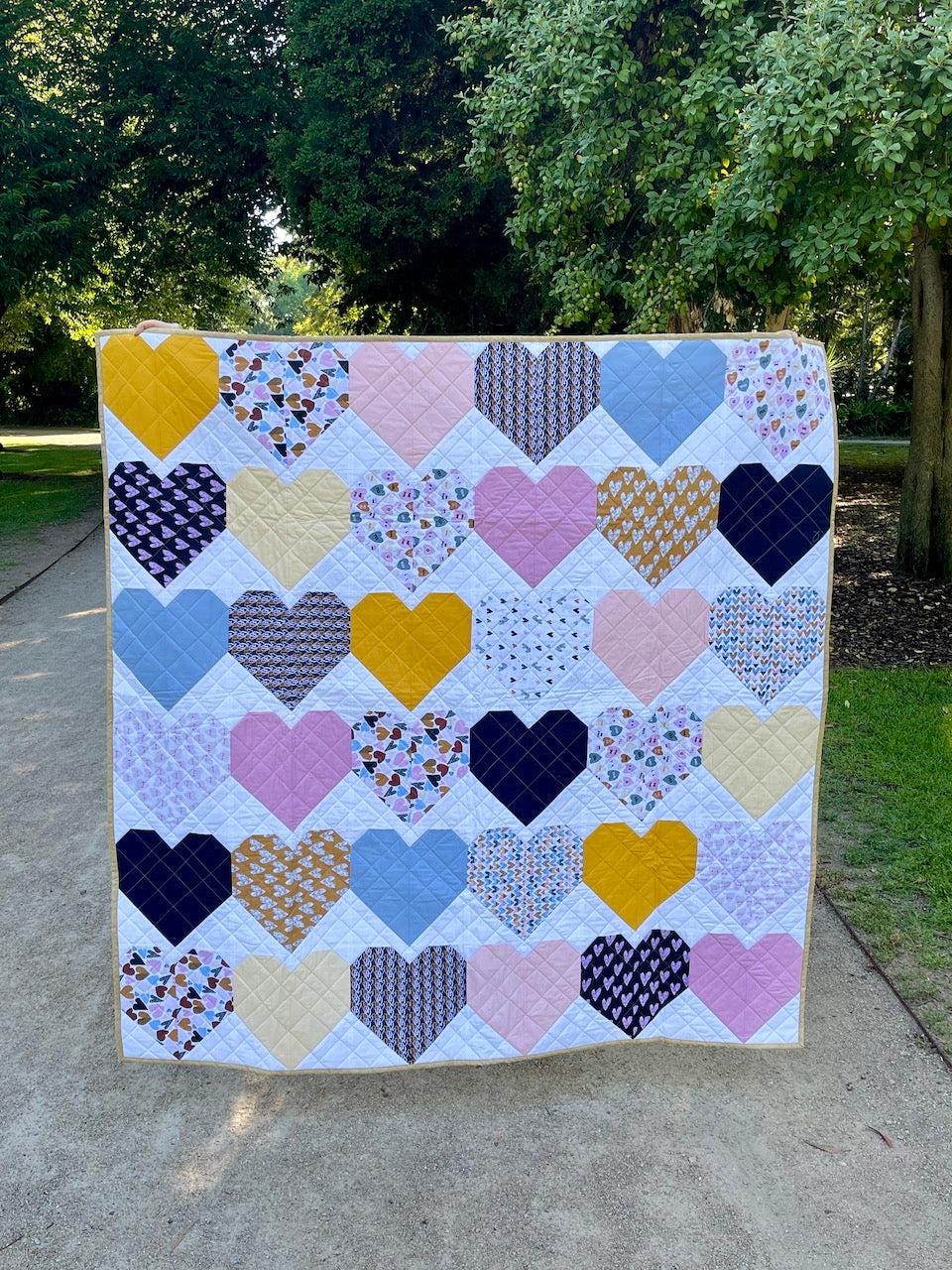 Sweetheart Quilt Pattern Paper Pattern - Etsy