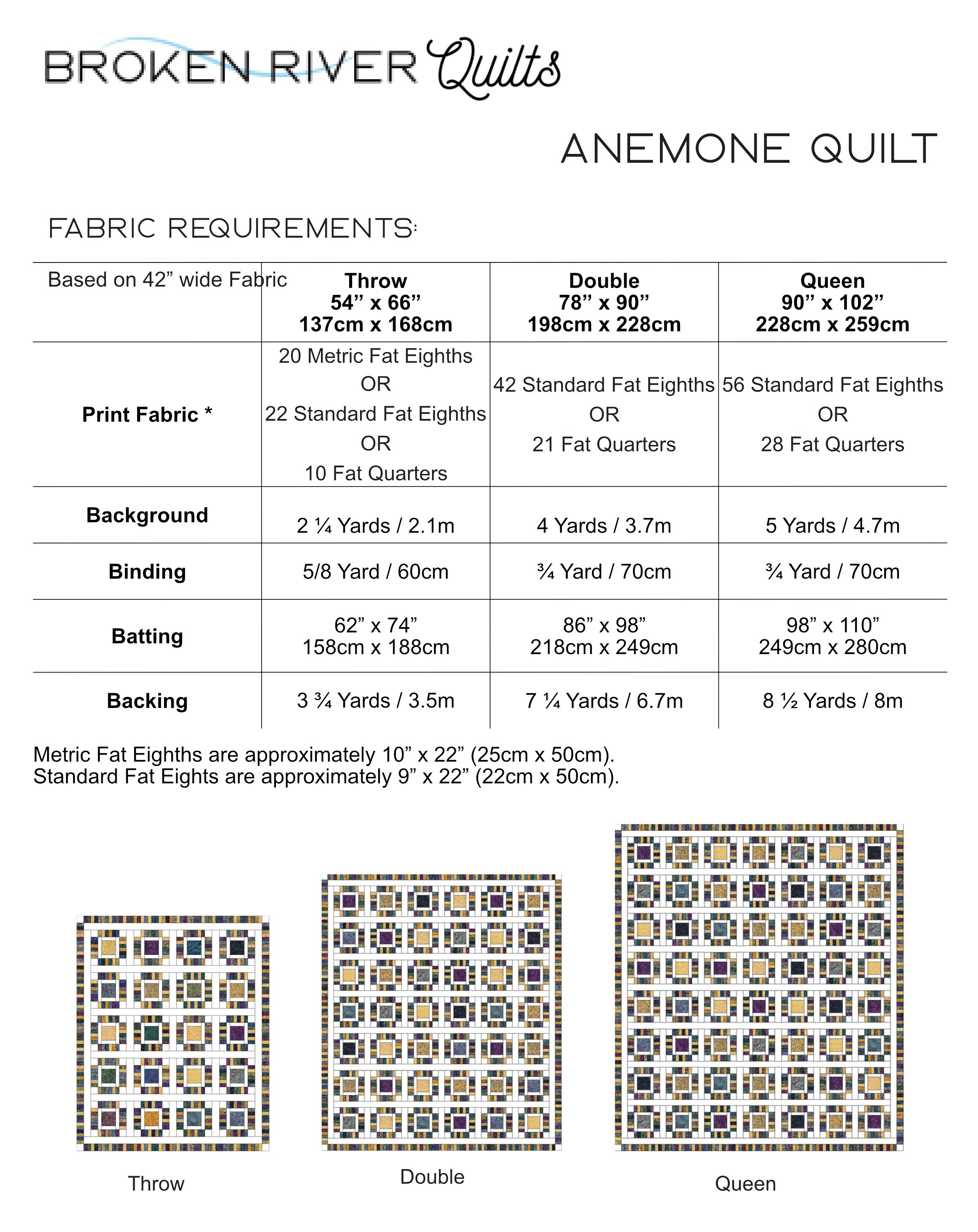 Anemone Quilt - PDF Pattern - Etsy