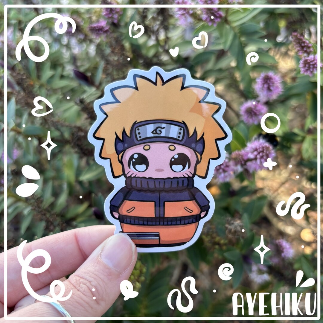 Uzu Cute Vinyl Sticker | Gloss | Kawaii | Anime - Etsy