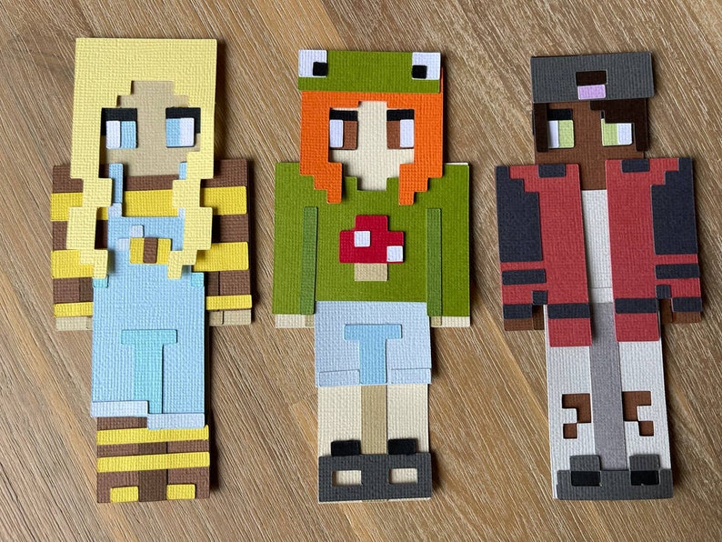 Minecraft DIGITAL SVG File Download PNG Layered Gaming - Etsy