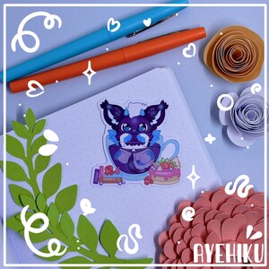 Damo Dragon | Cute Vinyl Sticker | Matte | Chibi | Kawaii | Anime - Etsy