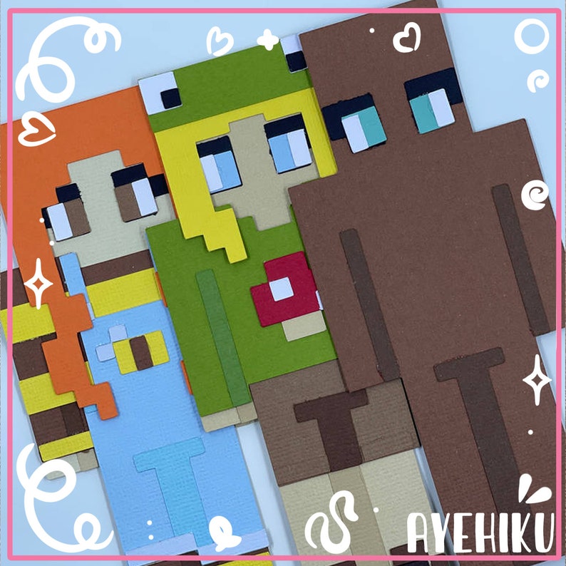 Minecraft DIGITAL SVG File Download, PNG Layered, Gaming, Gamer ...