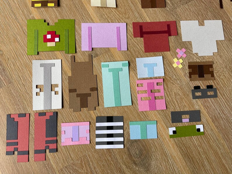 Minecraft DIGITAL SVG File Download PNG Layered Gaming - Etsy