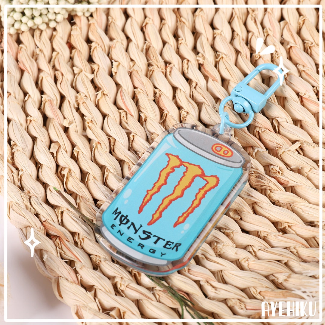 Monster Energy Drink Mango Loco Double Sided Epoxy Keychain Gloss ...