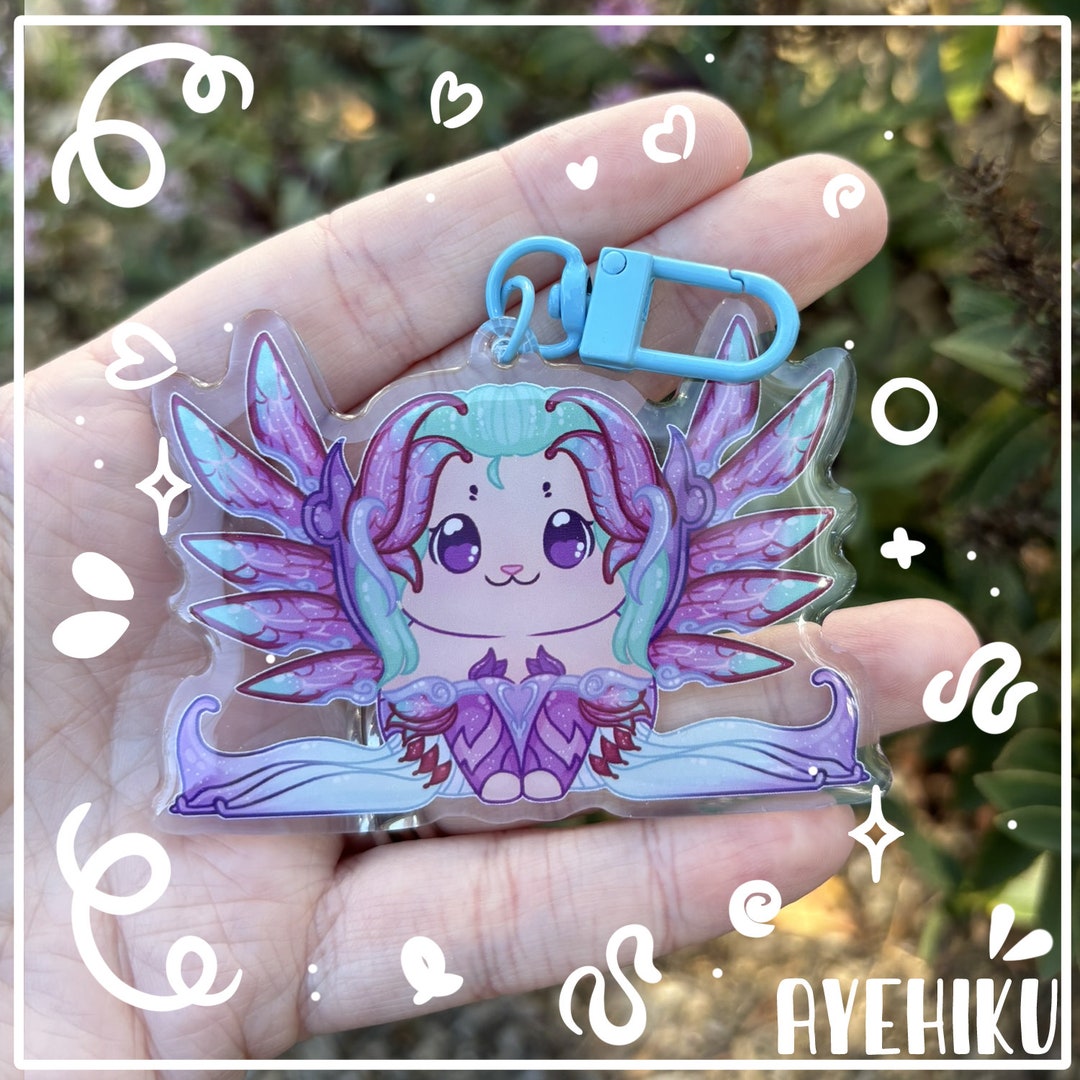 Mercy Epoxy Keychain Gloss Kawaii Anime - Etsy