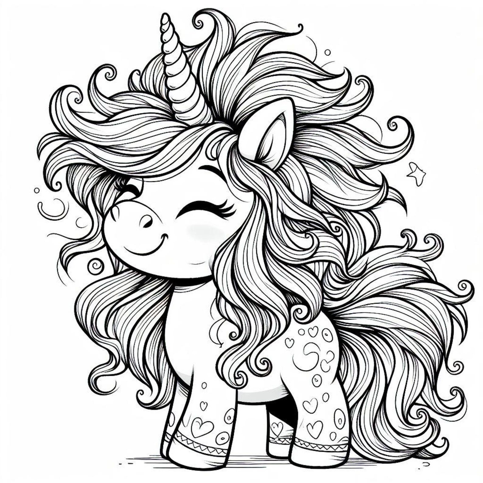 85 Pages of Enchanting Unicorn Coloring Pages for Kid's and Adult's - Etsy