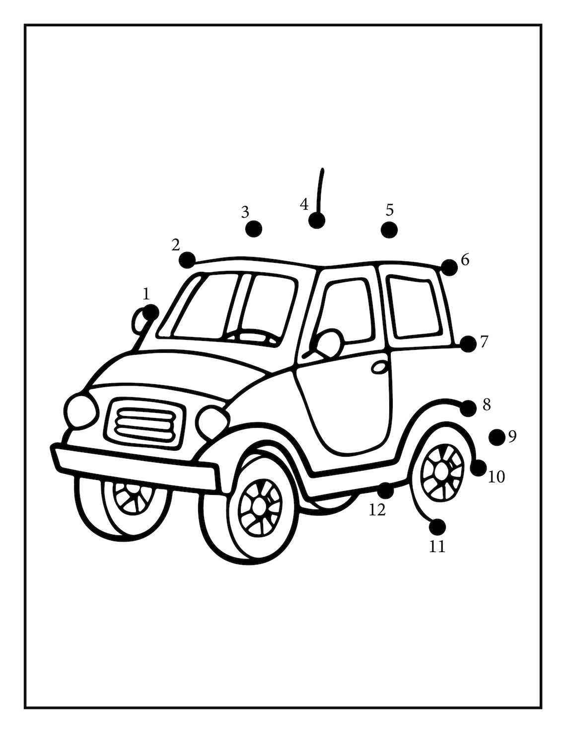 50 Pages of Kid's Dot to Dot Activity Sheets - Etsy