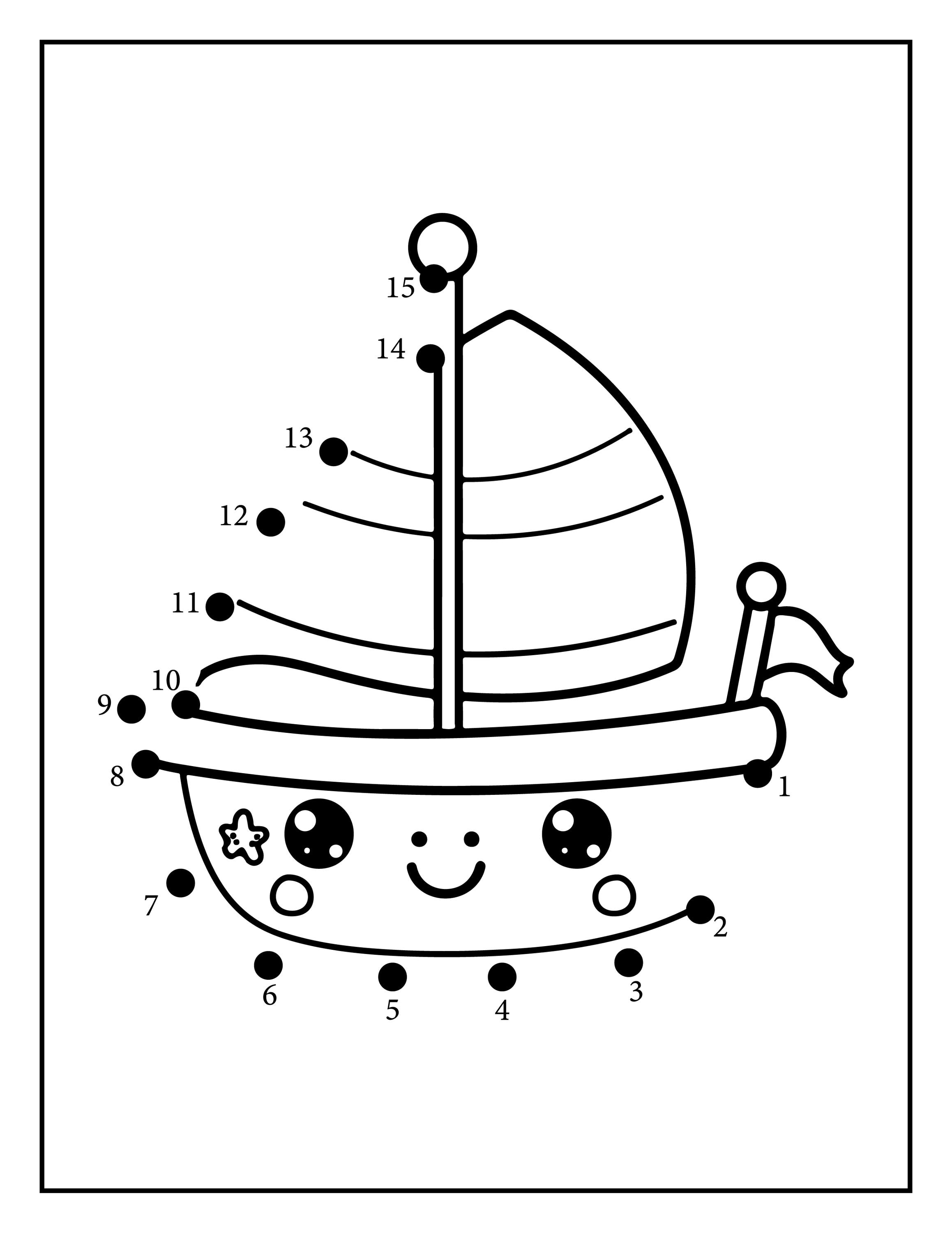 50 Pages of Kid's Dot to Dot Activity Sheets - Etsy
