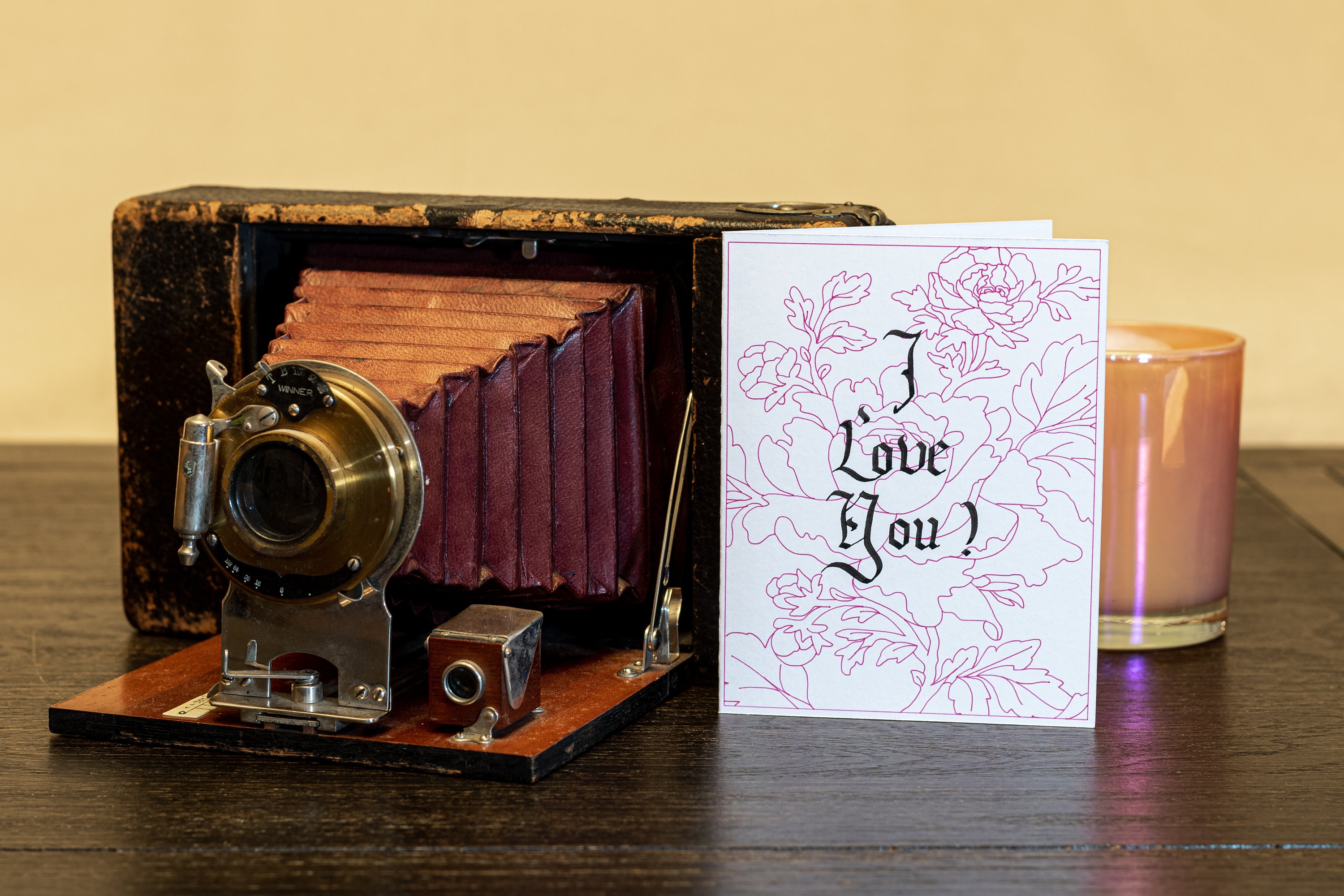 Custom Calligraphy Card, Design Options, for Special Occasions, Friends ...