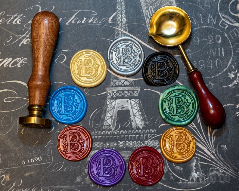 Monogram Wax Seals Multi-pack - Etsy
