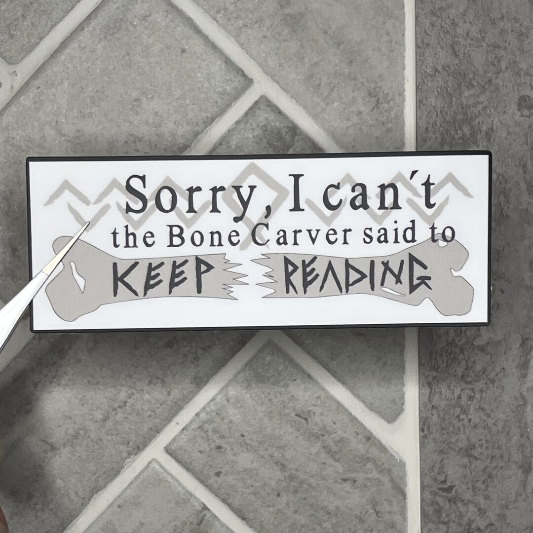Bone Carver Sticker A Court of Thorns and Roses Series - Etsy