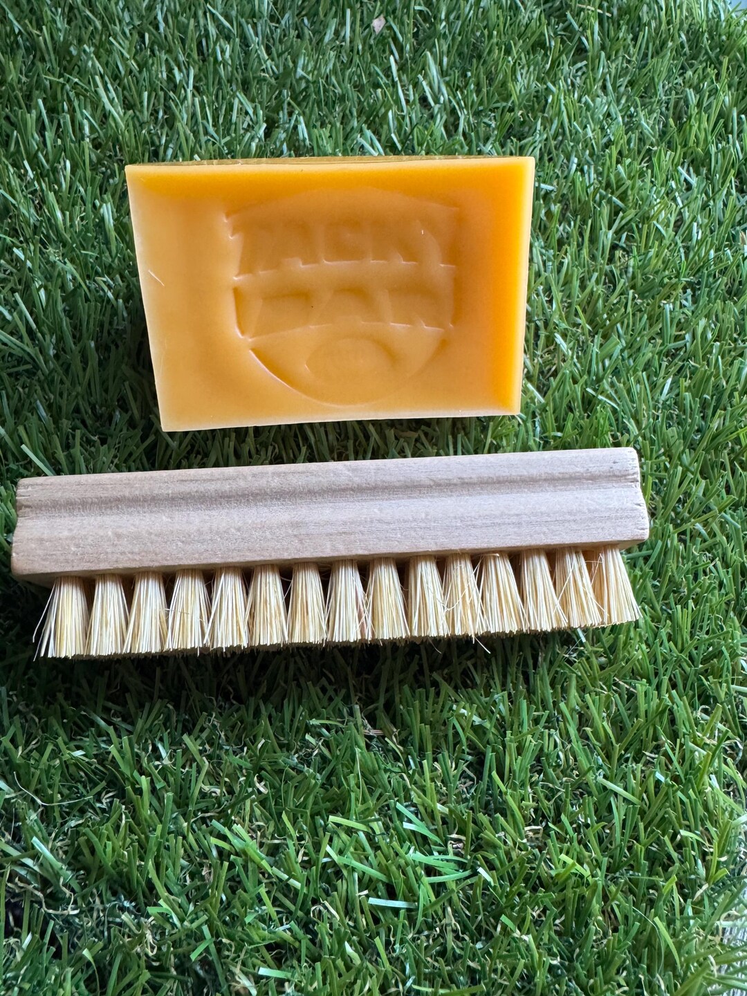 Football Wax/tack Bar & Brush Prep Kit - Etsy