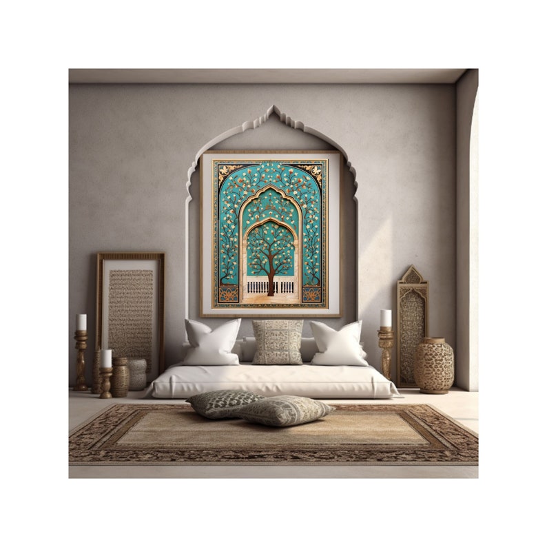 Middle Eastern Arch, Meditation Room, Digital Download, Unique and ...