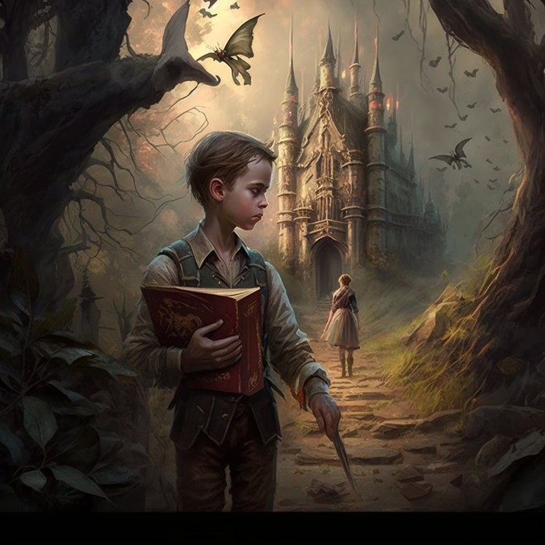 The Enchanted Forest Digital Print, Childrens Personalized Book ...