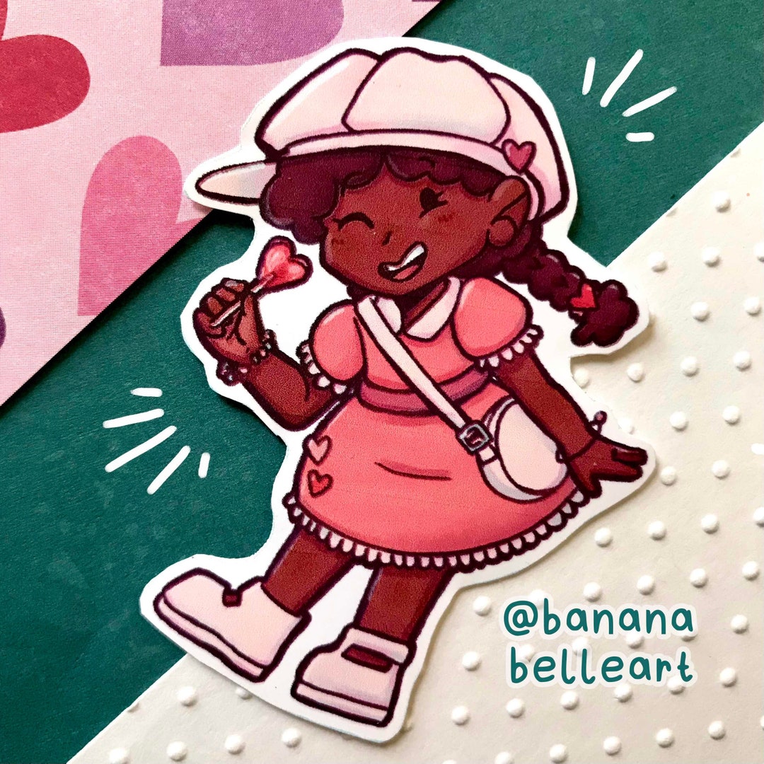 February Oc Sticker Die Cut Matte Vinyl Waterproof Cute Valentine's Day ...