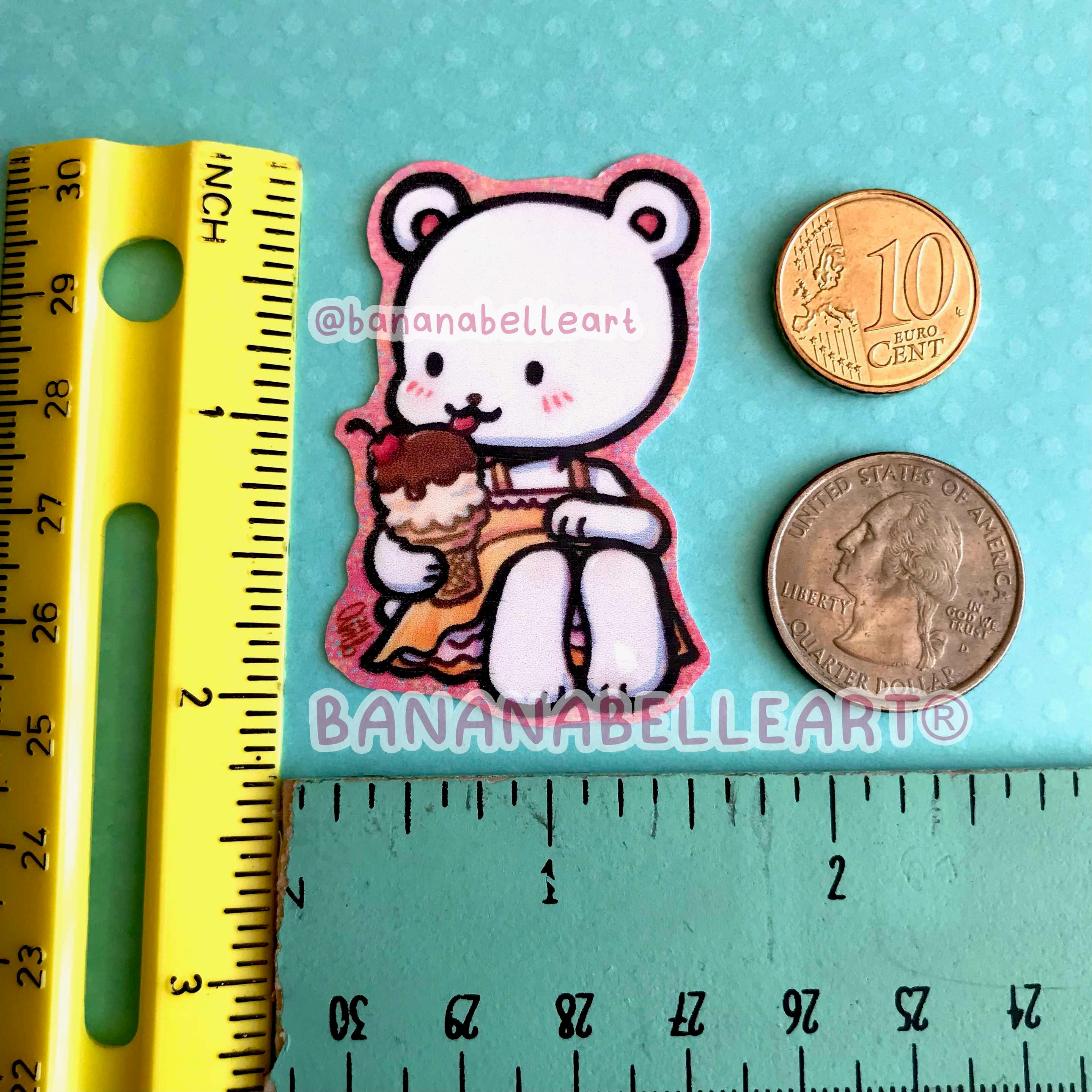 Sweet Tooth Bear Sticker Colorful, Cute, and Homemade Stickers ...