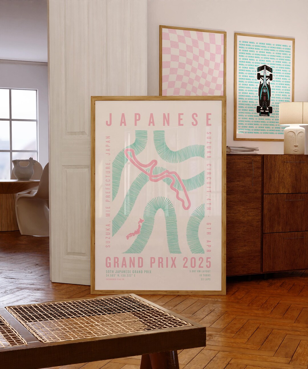 Formula 1 2025 Japanese Grand Prix Poster | Circuit | F1 Art | Wall ...