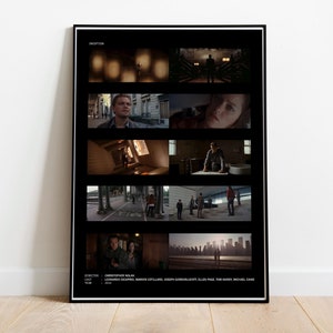 Inception - Movie Wall Art Poster, Inception Movie Scenes Poster, Sci ...