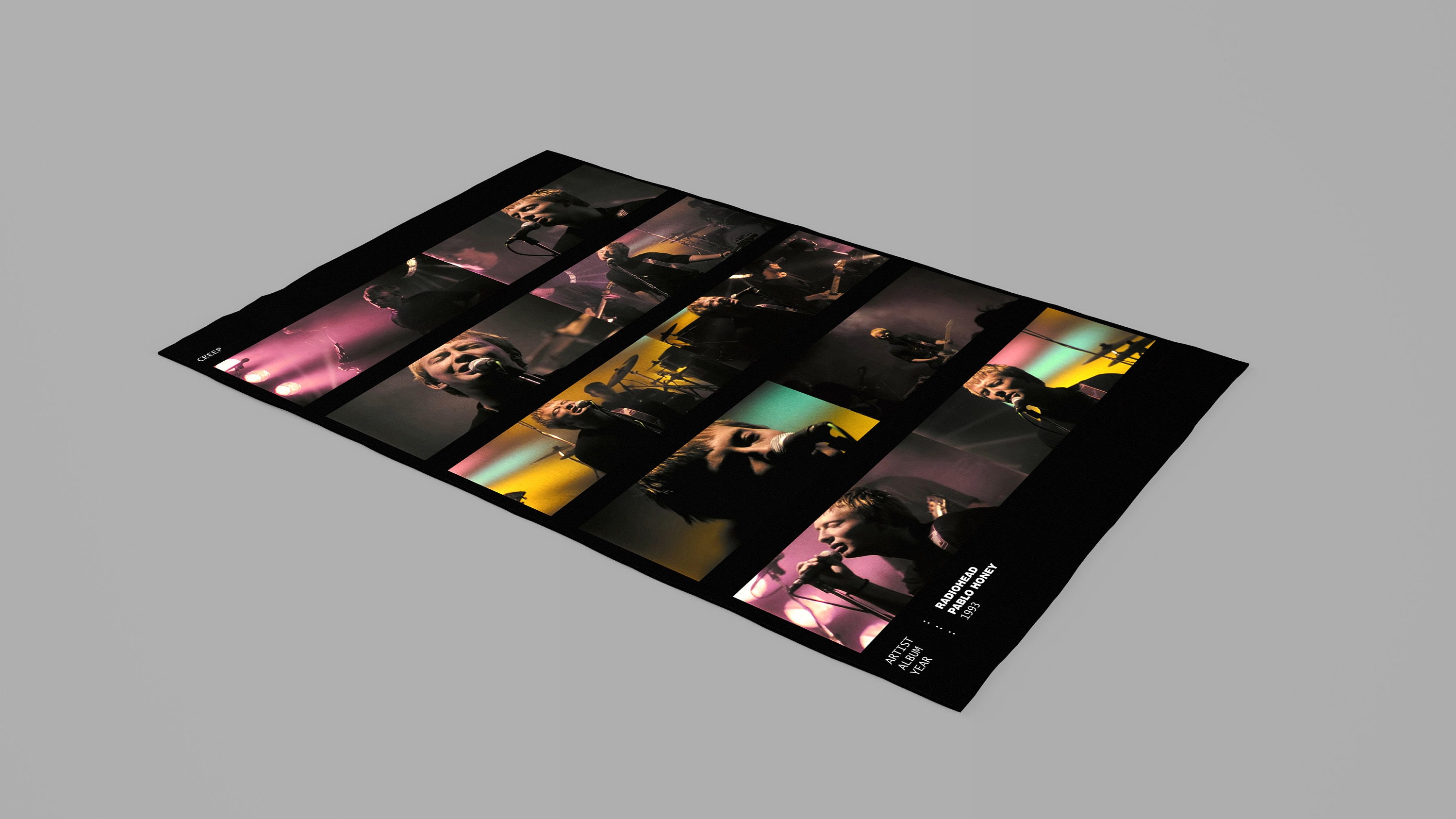 Radiohead Creep Music Video Poster, Creep Music Video Scenes Poster ...