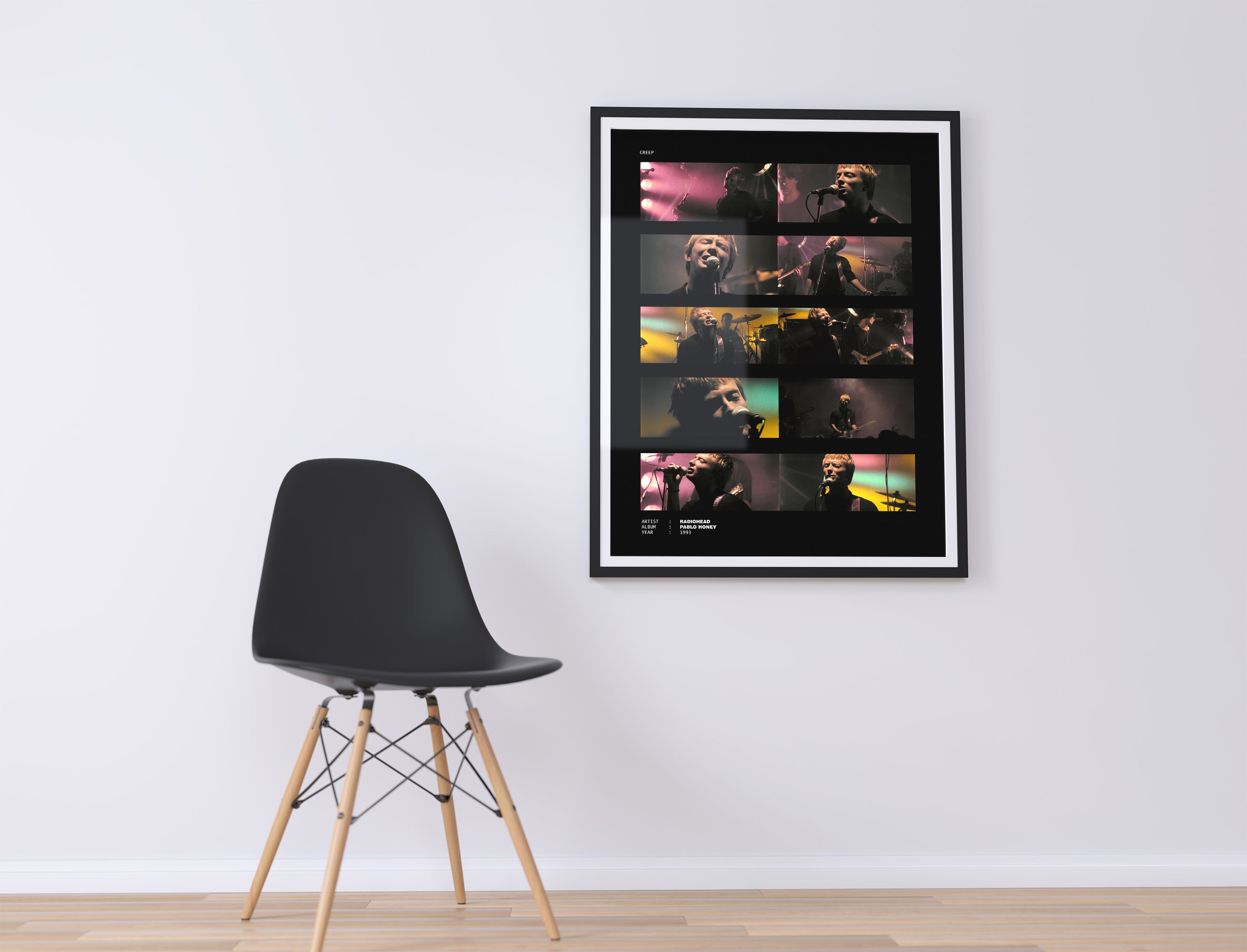 Radiohead - Creep Music Video Poster, Creep Music Video Scenes Poster ...