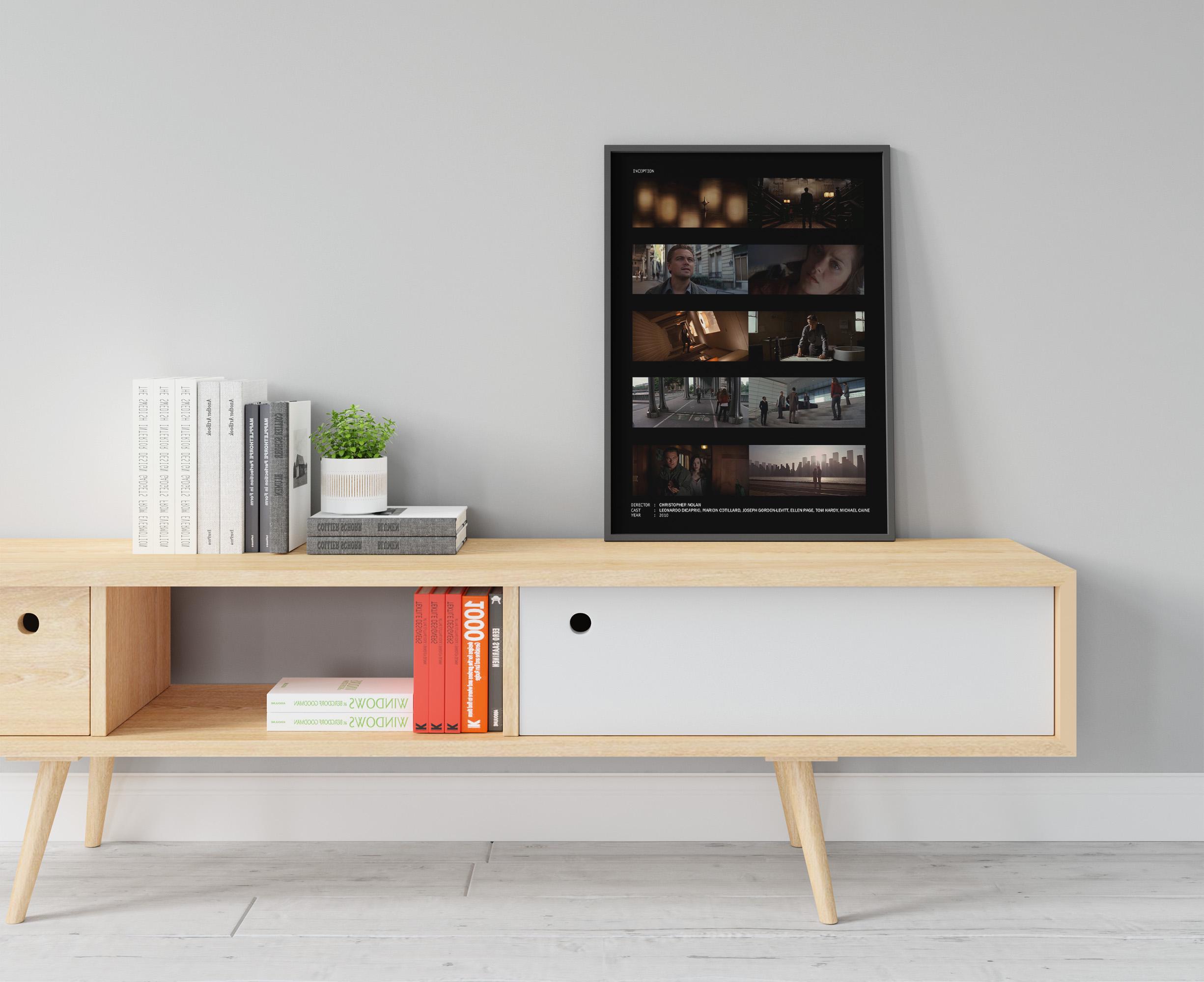 Inception - Movie Wall Art Poster, Inception Movie Scenes Poster, Sci ...