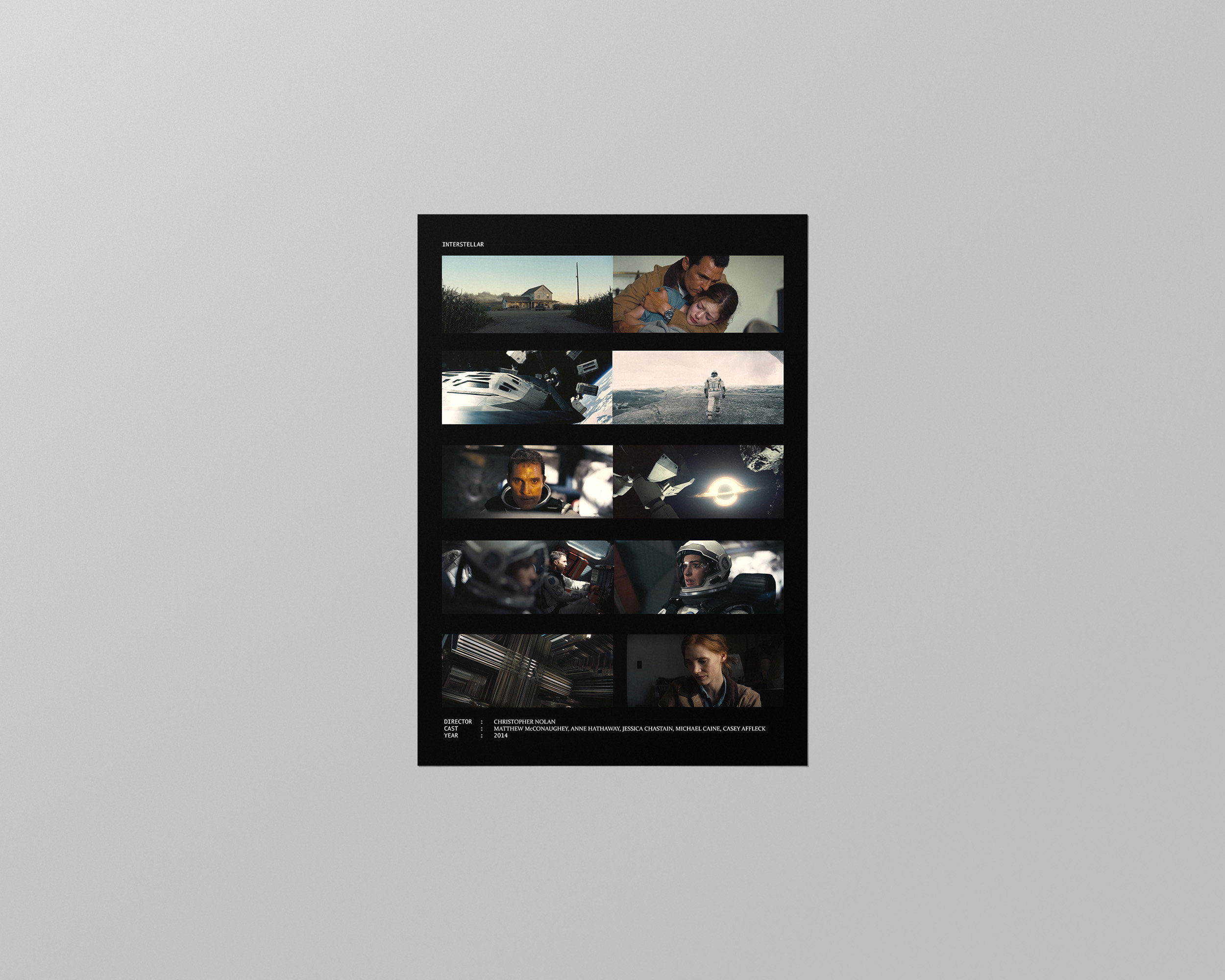 Interstellar - Movie Wall Art Poster, Interstellar Movie Scenes Poster ...