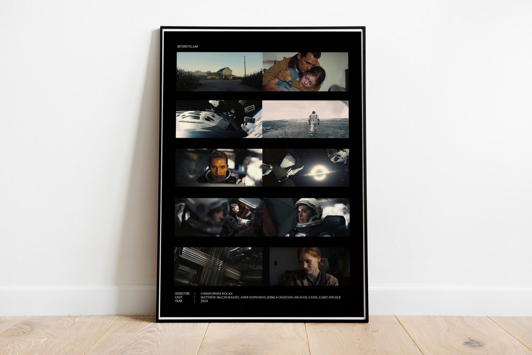 Interstellar - Movie Wall Art Poster, Interstellar Movie Scenes Poster ...